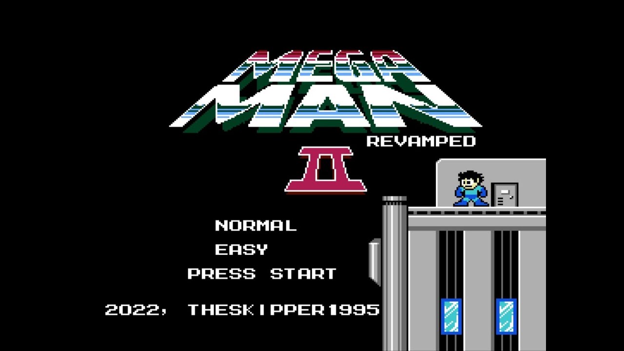 Mega Man 2 Revamped (NES) — Quick & Metal Man stages | Playthrough by ...