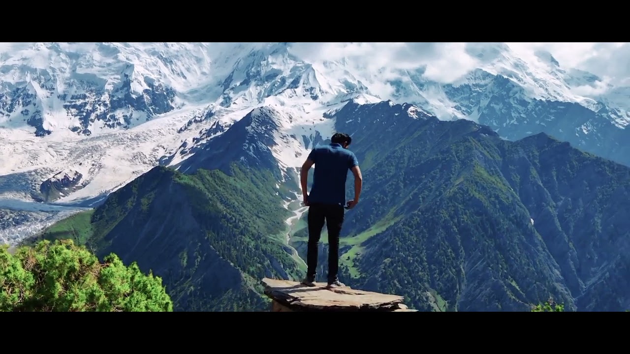 view of rakhaposhi,Diran peak and Minapin Glacier from Kho, Miacher ...