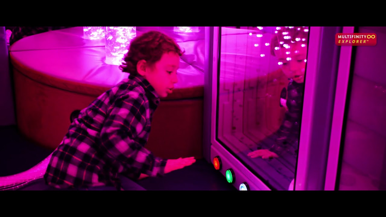 Rompa Multifinity Explorer™ Sensory Room Panel - YouTube