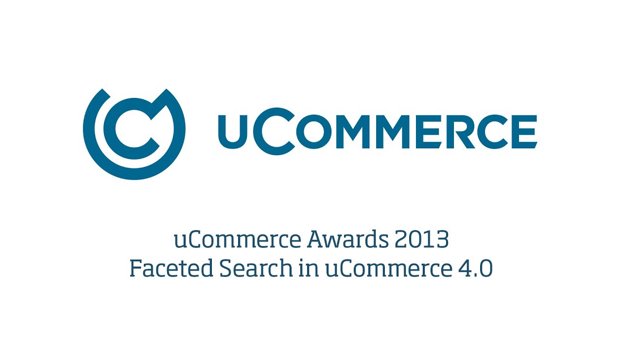 UC Awards 2013 - Faceted Search in uCommerce 4.0 - YouTube
