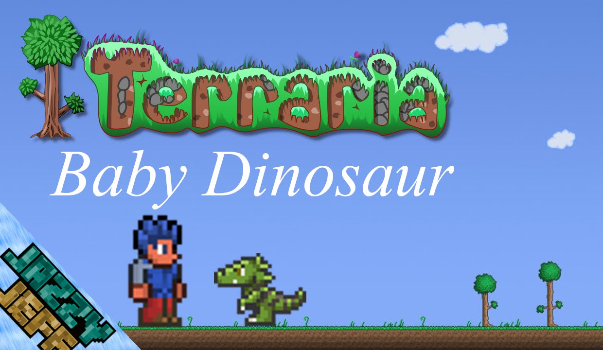 Let's Play Terraria - Baby Dinosaur (Ep 35) - YouTube