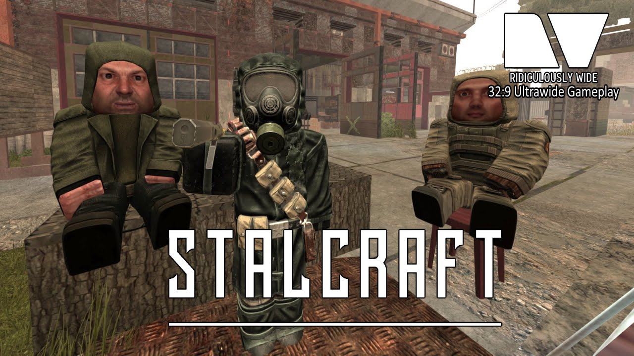 STALCRAFT - Intense Run at the Dump with a 4 People Squad - || 32:9 ...