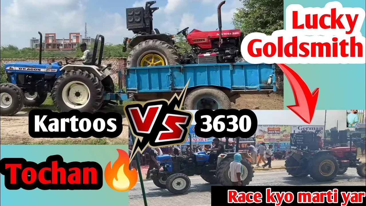 Lucky Goldsmith kartoos 855 V/S New Holland 3630 Tochan🔥| Fass geya c ...