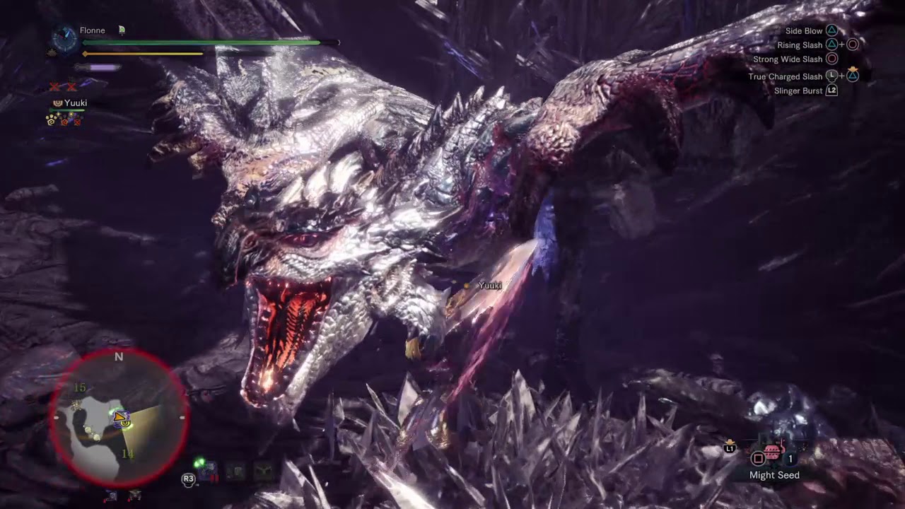 MHW: Iceborne Tempered Silver Rathalos (Greatsword Finish) - YouTube