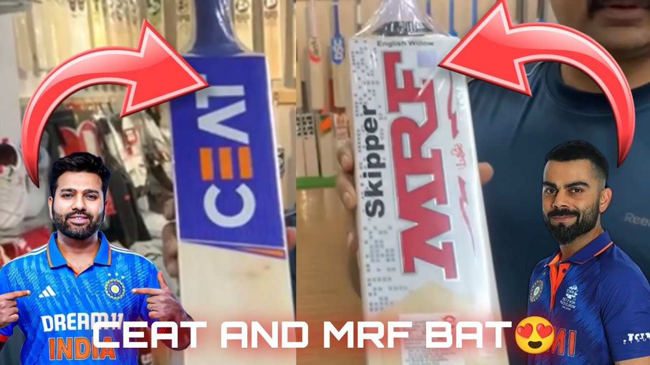 MRF AND CEAT BAT FOR SMALL KIDS | VIRAT KOHLI AND ROHIT SHARMA BAT😍🏏 ...