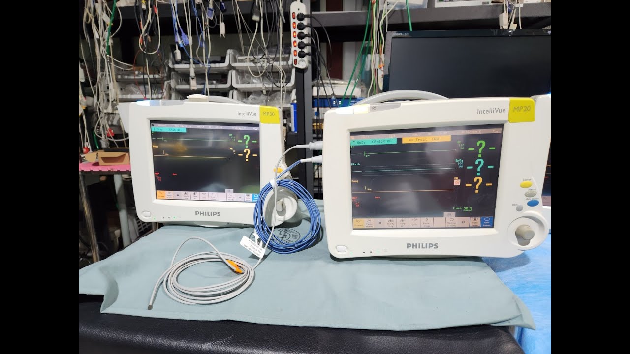 PHILIPS INTELLIVUE MP 20,30,40,50 ANESTHESIA CO2 MONITOR - YouTube