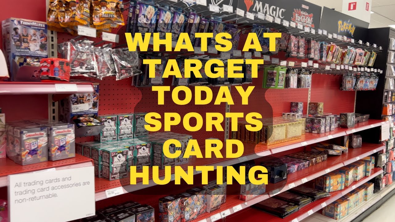 WHATS AT TARGET TODAY SPORTS CARD HUNTING - YouTube