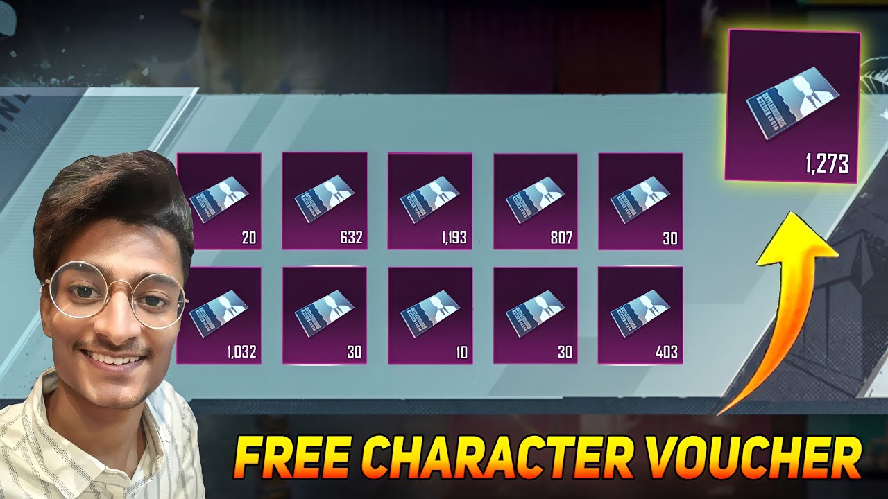 Free 900 Character Voucher And Laith Character Bgmi And Pubg Samsung