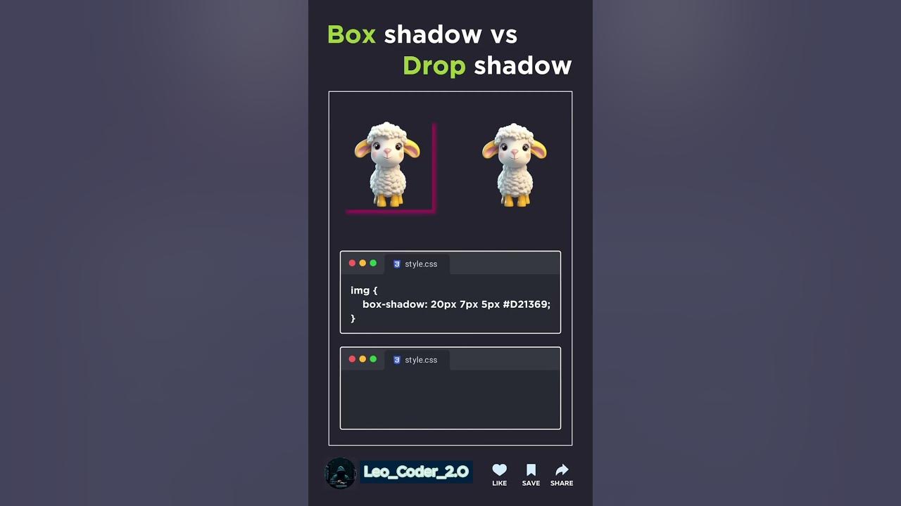 Box Shadow Vs Drop Shadow Html Css Youtube