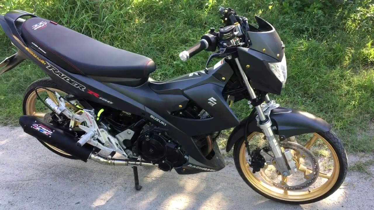 RB522 Gold & Apido Chicken Pipe without Silencer | Suzuki Raider 150 ...