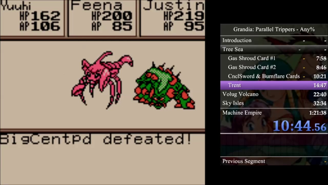 Grandia: Parallel Trippers (GBC) ~ Any% Speedrun PB (1:17:30) - YouTube
