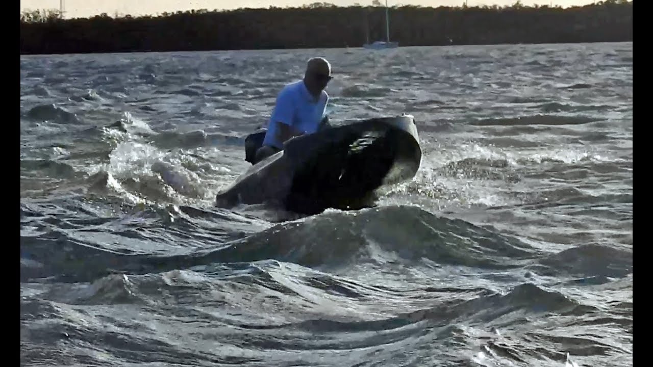 S4 Microskiff going in Rough Water - - YouTube