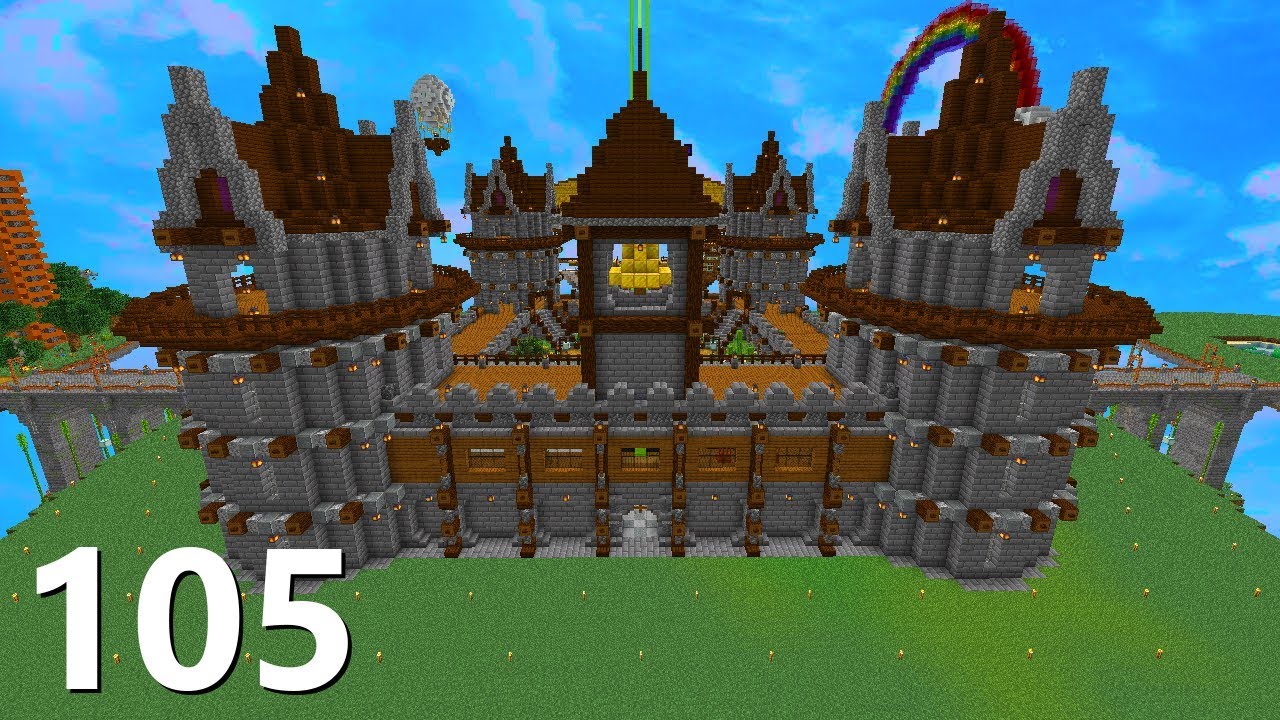 Najpiękniejszy Podniebny ZAMEK! - SnapCraft III - [105] (Minecraft 1.14 ...