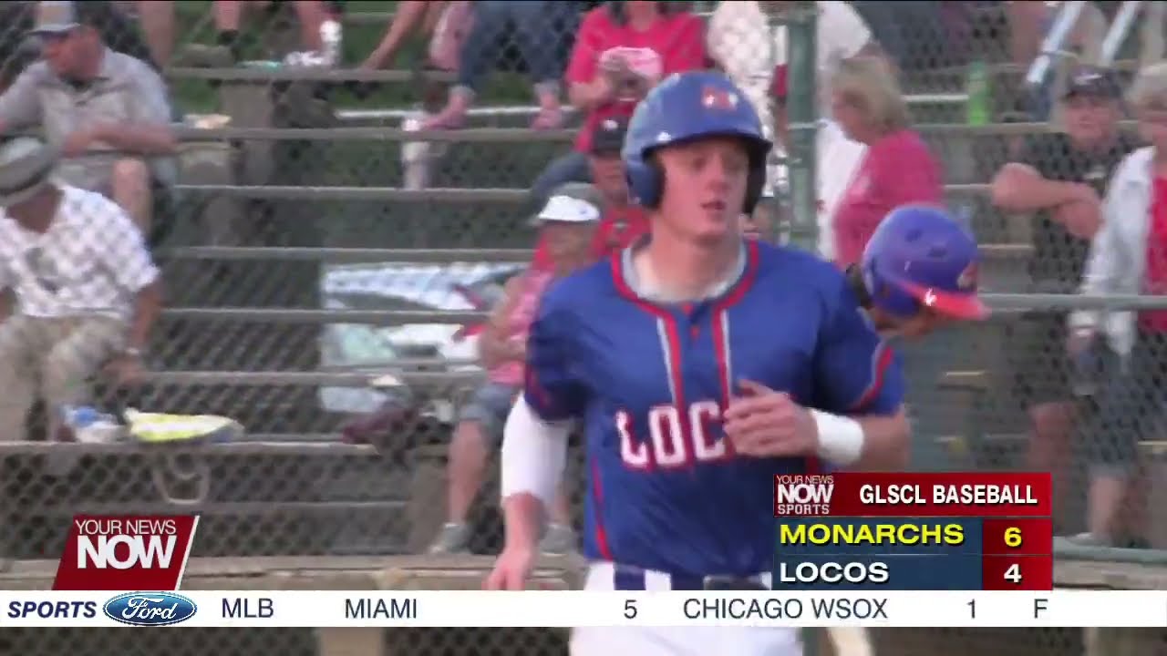 Lima Locos Baseball: Monarchs Win 2nd In A Row 6-4 - YouTube