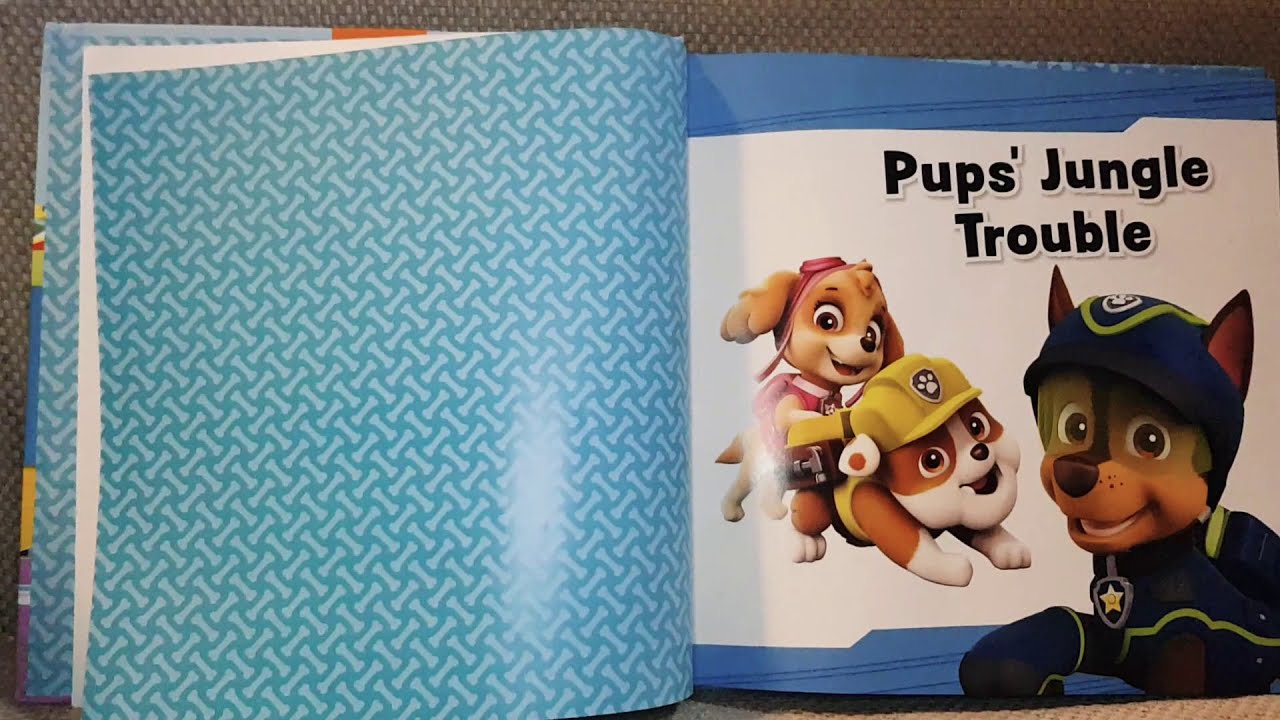 Paw Patrol - Pup's Jungle Trouble | Marcus' Bedtime Stories - YouTube
