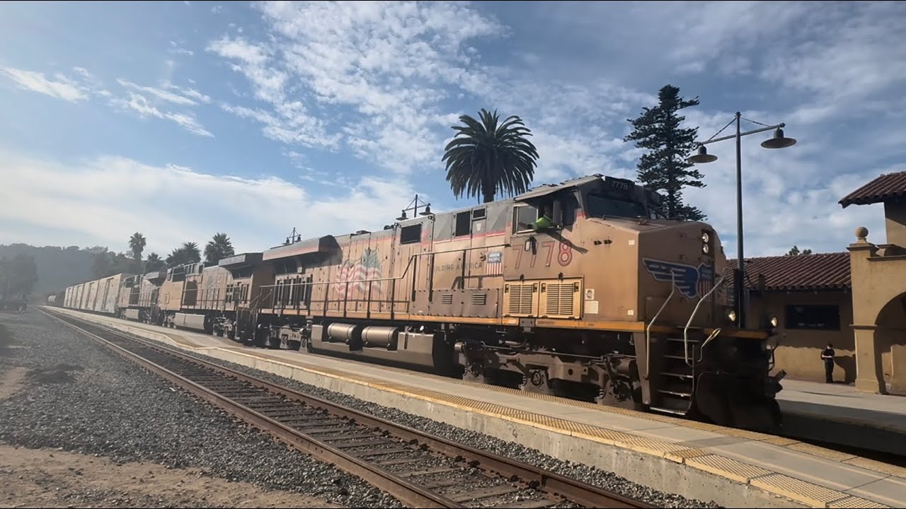 Weekly video rail fanning on the Santa Barbara sub with Amtrak ALC 40 ...