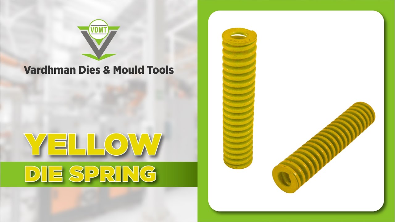 Yellow Die Spring - Heavy Load Springs for Industrial Applications ...