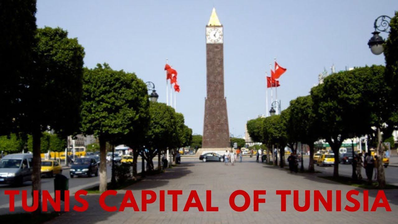 Tunis Capital! Walk from The Clock Tower to Bab El Bhar Tunis, Tunisia ...