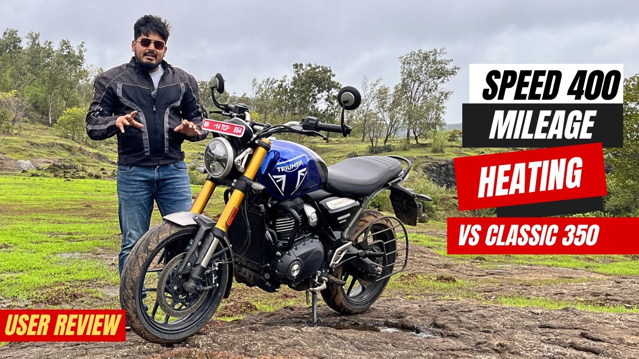 Triumph Speed 400 Complete Review. |Mileage, City Ride Problem| - YouTube