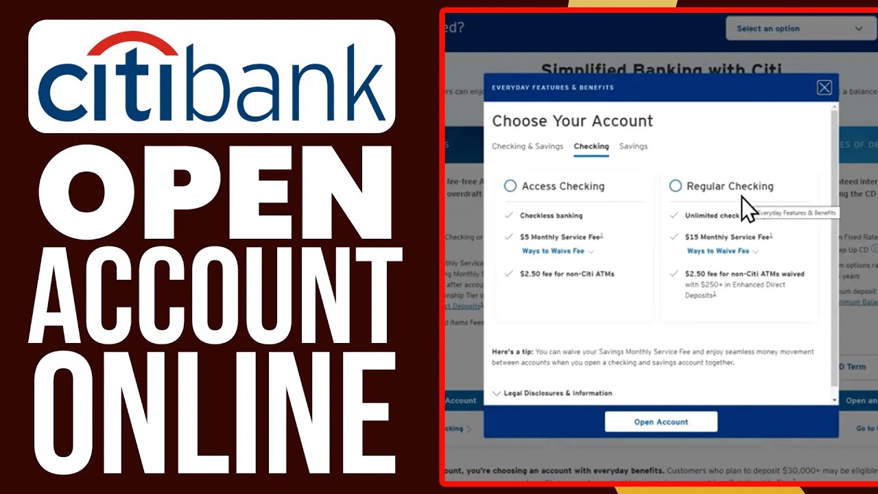 How To Open Citibank Account Online (2025) Full Guide - YouTube