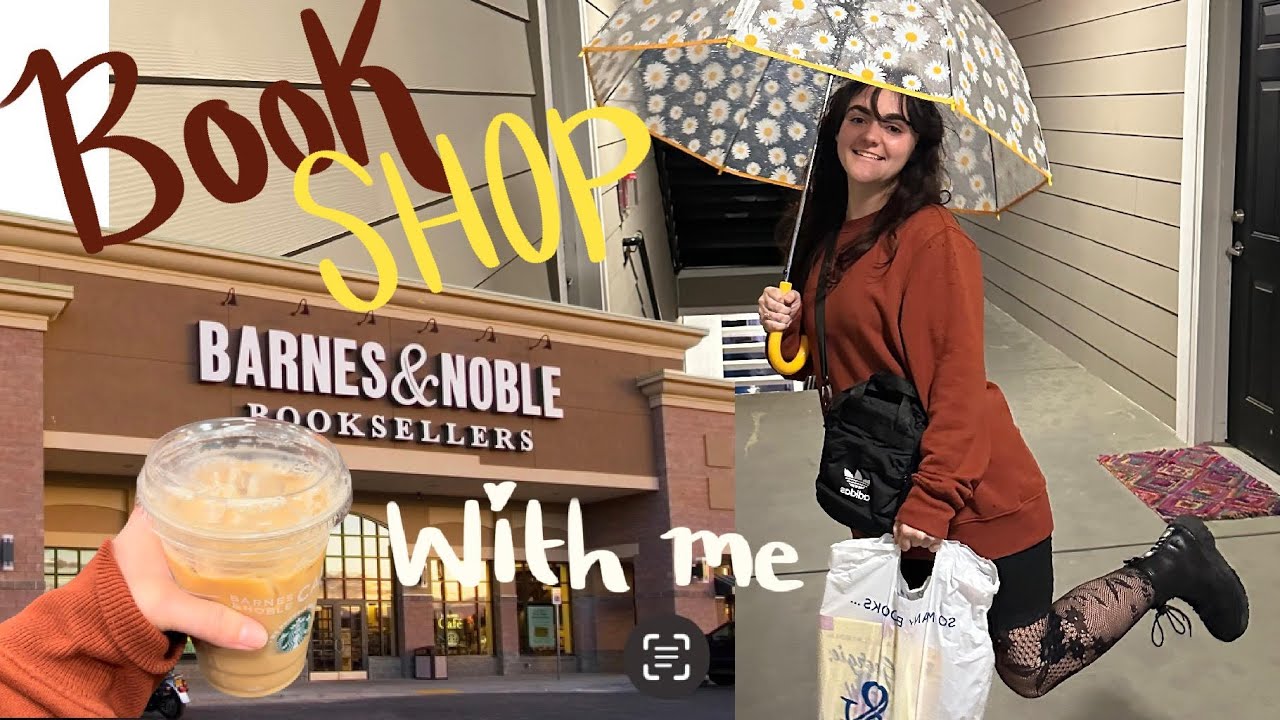 *rainy* book store shopping vlog - barnes & noble (aesthetic) - YouTube
