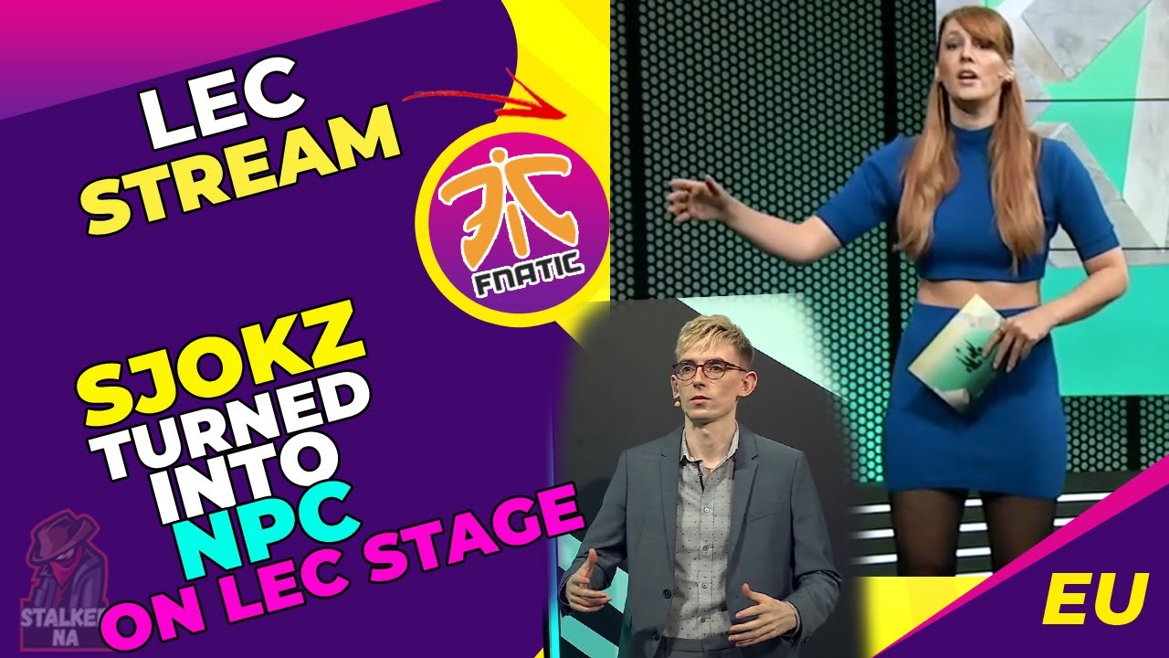 SJOKZ and Vedius Became NPC on LEC Stage 👀 - YouTube