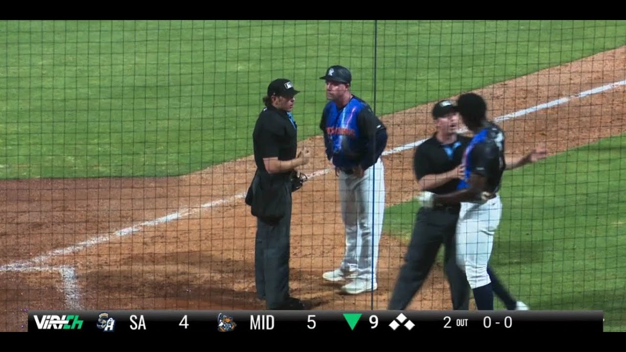 Walk Off Home Run Then Missed Base Appeal Wipes Run For Third Out - YouTube