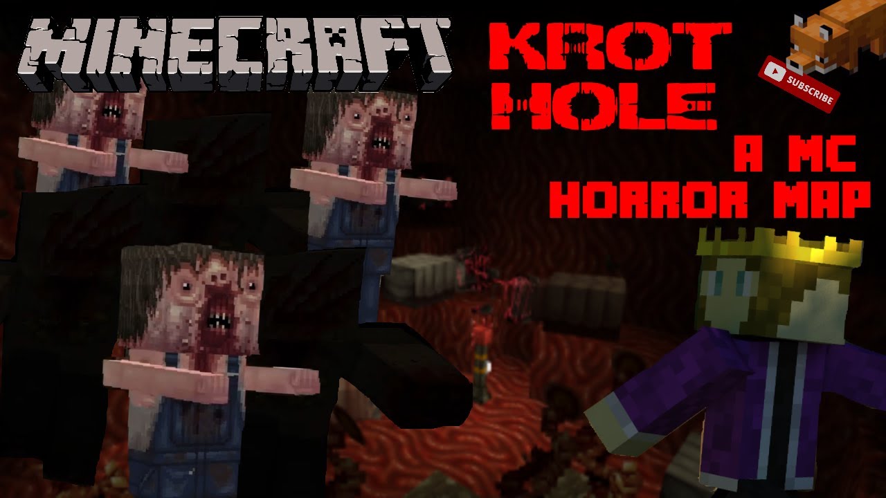 Terrifying Resource Pack! KROTHOLE Minecraft Horror Map - YouTube