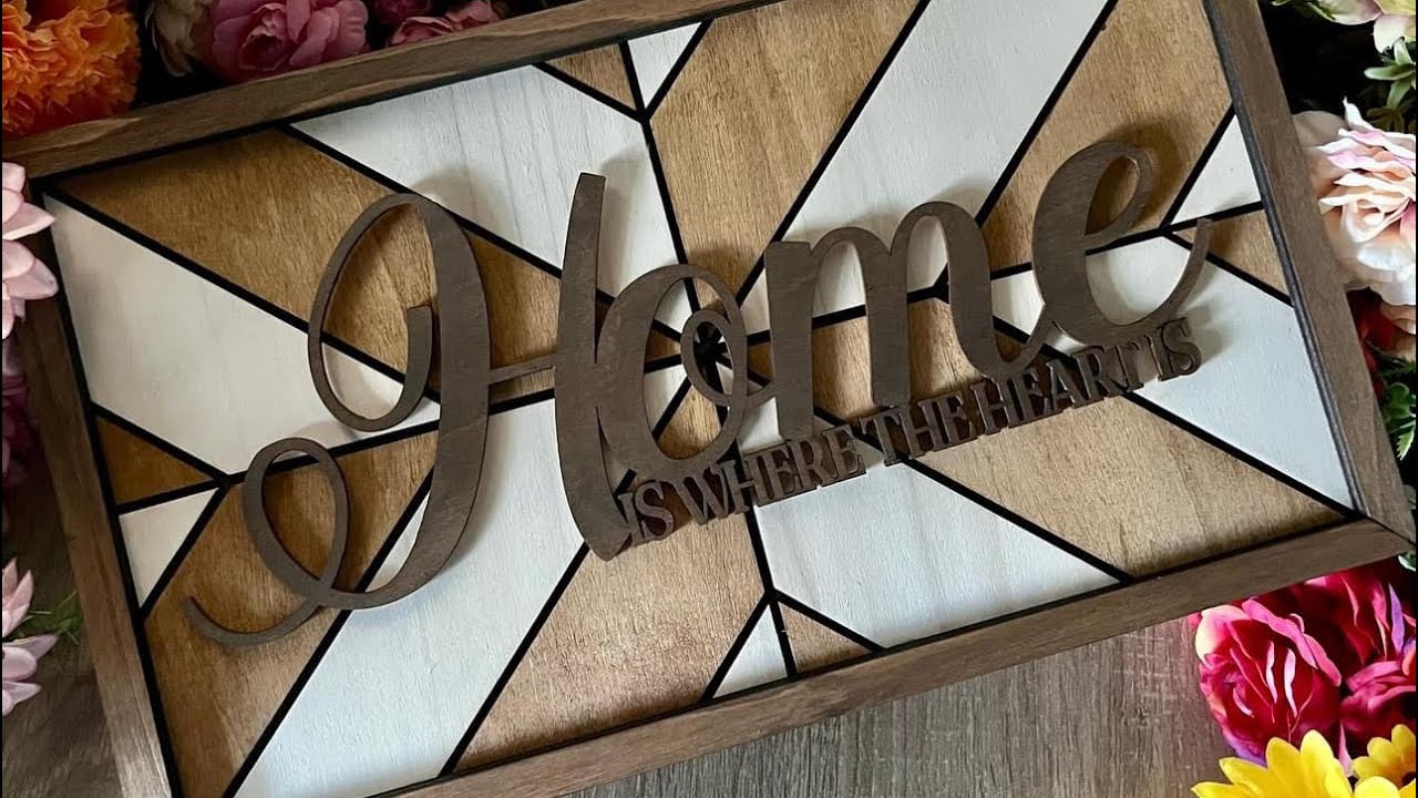 HERRINGBONE Sign Staining Made EASY! - YouTube