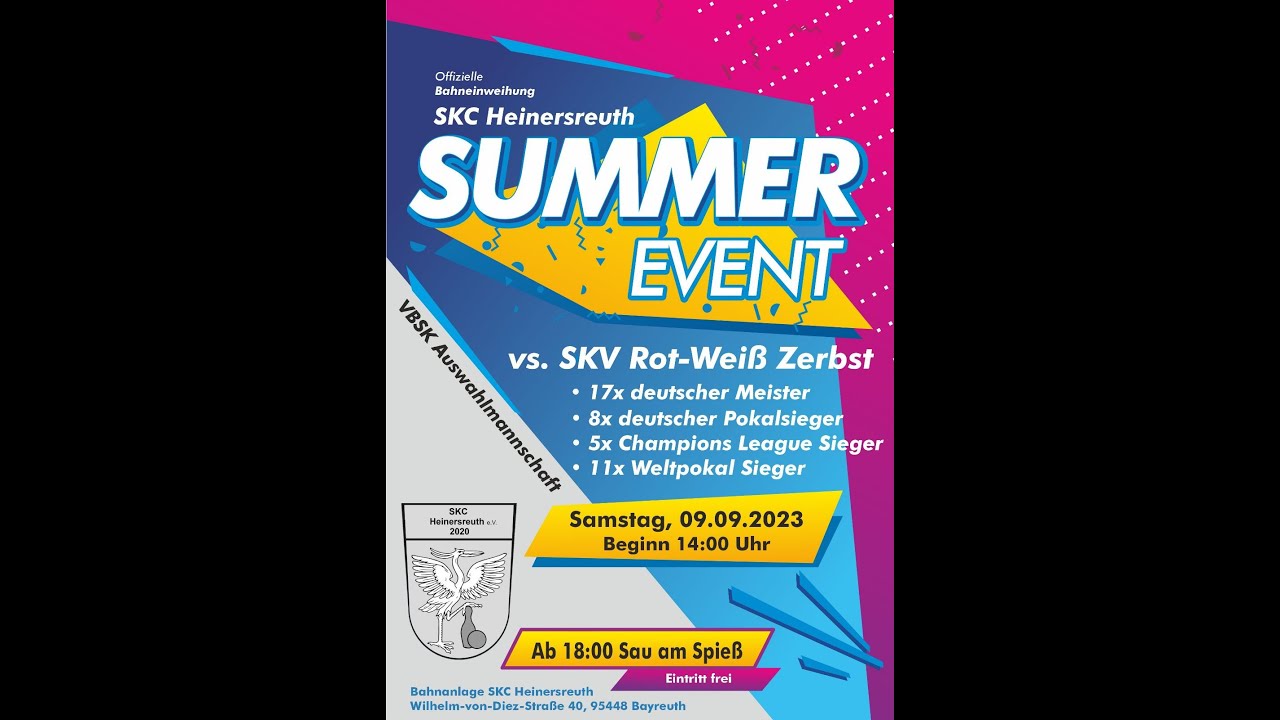 Eröffnungsspiel VBSK Auswahl - SKV RW Zerbst - YouTube