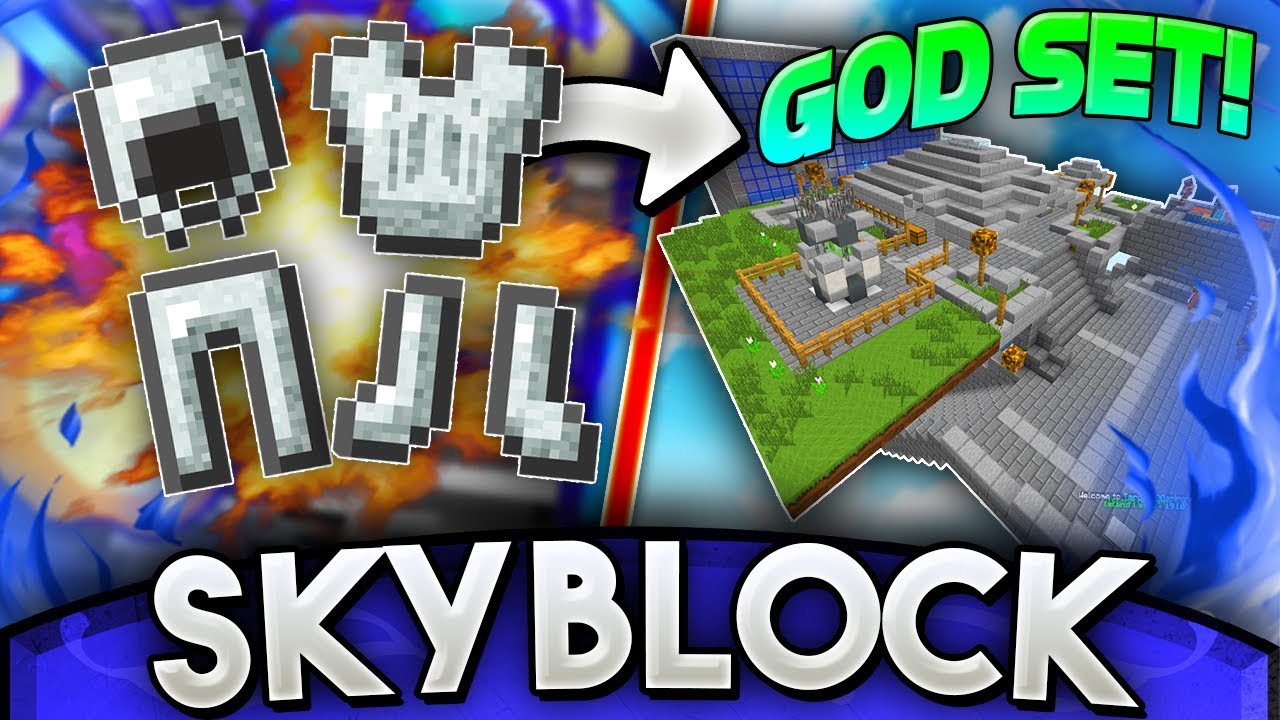 THE START OF THE CRAZIEST GODSET SO FAR!! | Minecraft Skyblock #5 ...