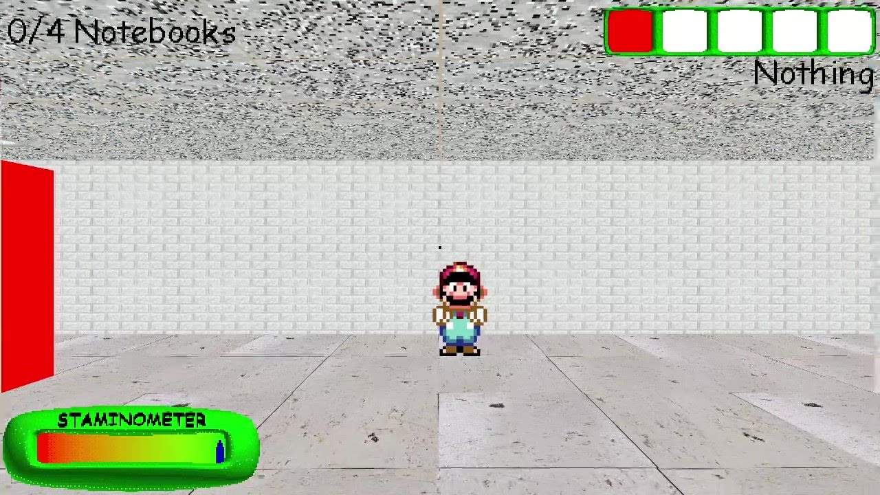 Mario in Baldi's Basics Plus (BB+ V0.5.2 Mod) - YouTube