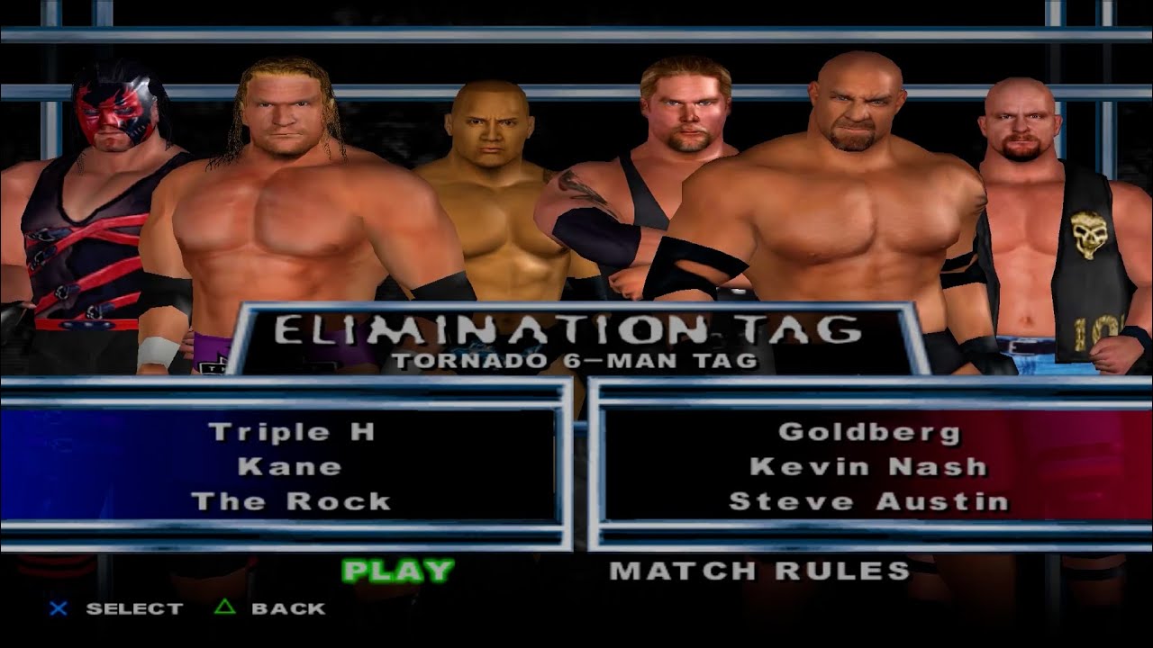 WWE SmackDown! Here Comes the Pain - ELIMINATION TAG - YouTube