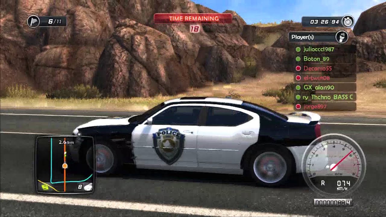 Police : Camaro TDU2 PS3 - YouTube