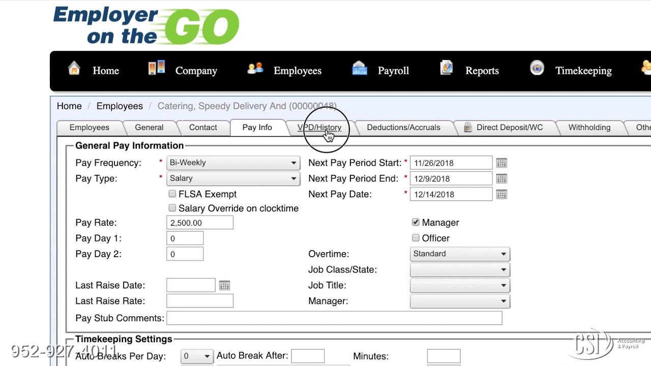Adding a New Employee - CSI Accounting & Payroll - YouTube