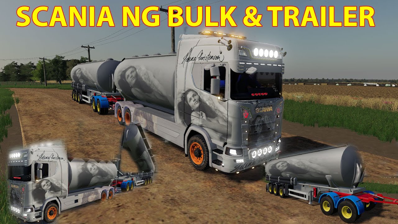 FS19 - Scania NG Bulk & Trailer - YouTube