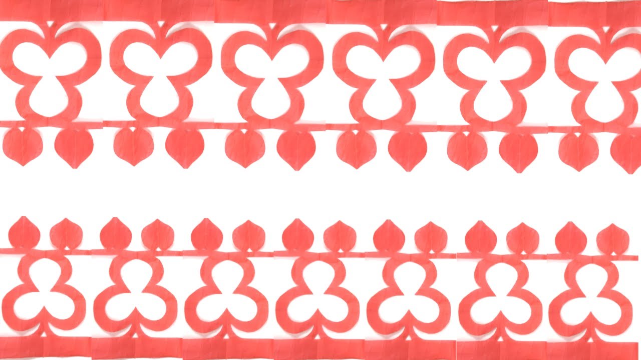 Paper Frills | Paper Snowflake | paper Cutting Art | Ganesh chaturthi ...