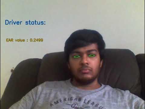 Drowsy detection system using dlib library | Python - YouTube