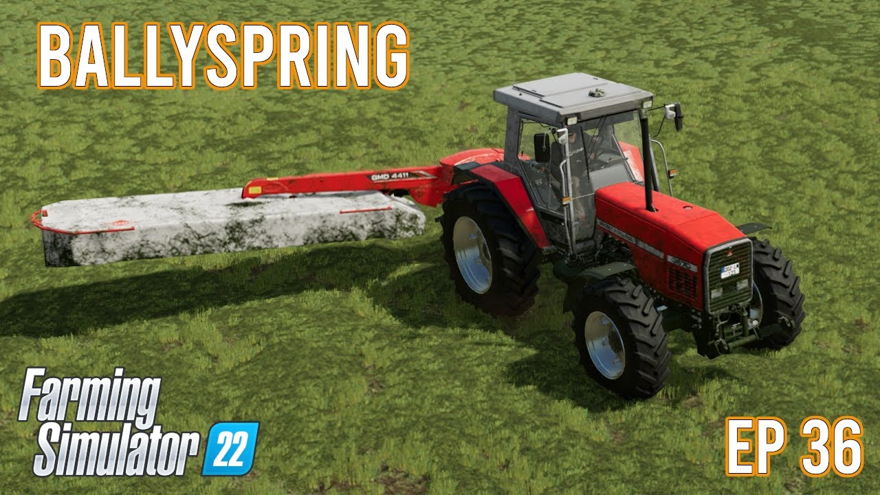 SPRING CUT & ROW IS DONE!! | BALLYSPRINGS | Farming Simulator 22 - ep ...