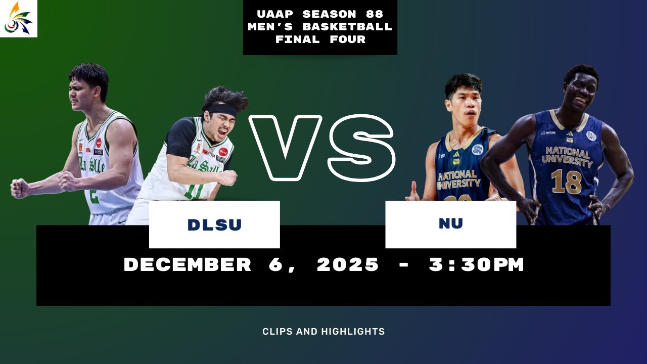 DLSU vs NU - UAAP Season 88 Men's Basketball Final Four Game 2 ...