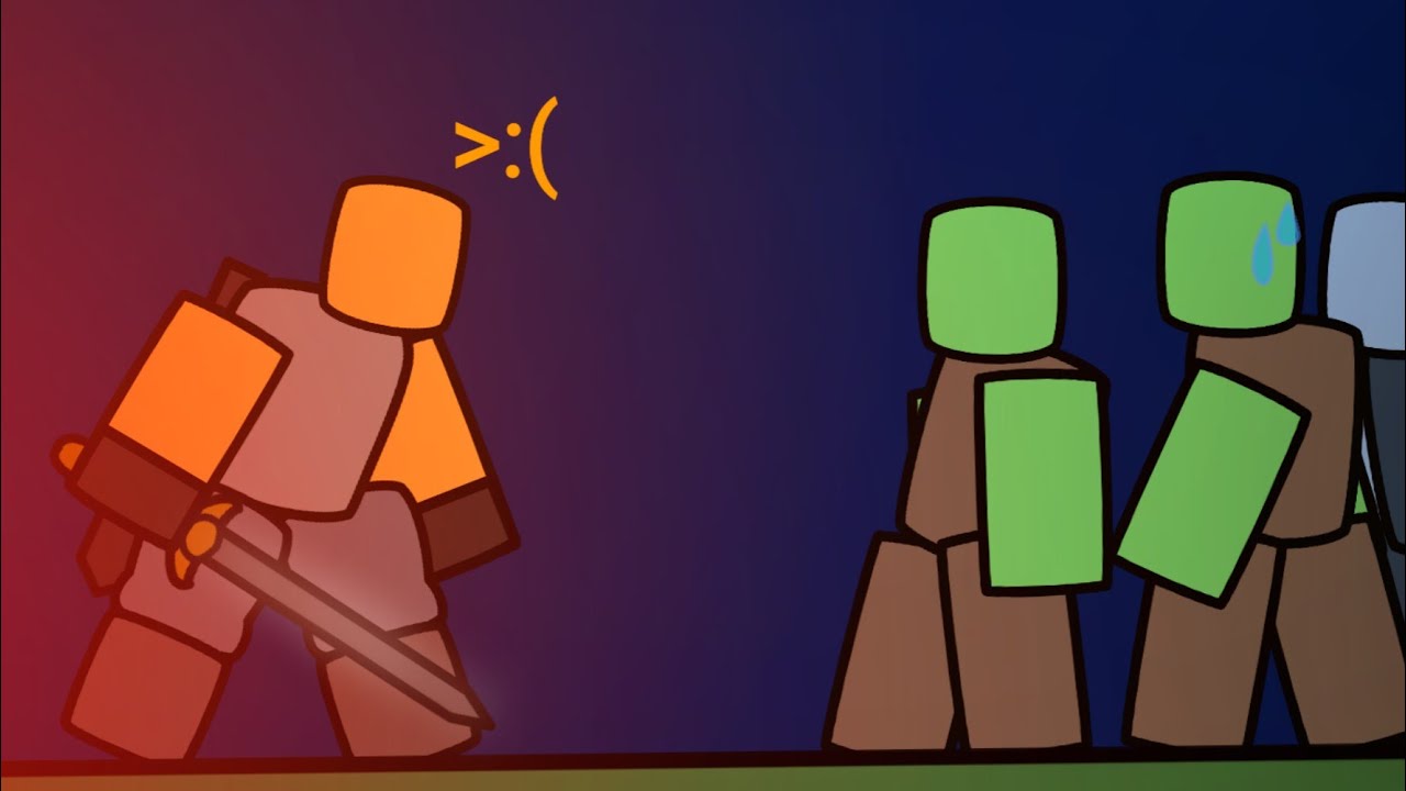 Zombies touched the Gladiator wrong | [Draw Cartoons 2] - YouTube