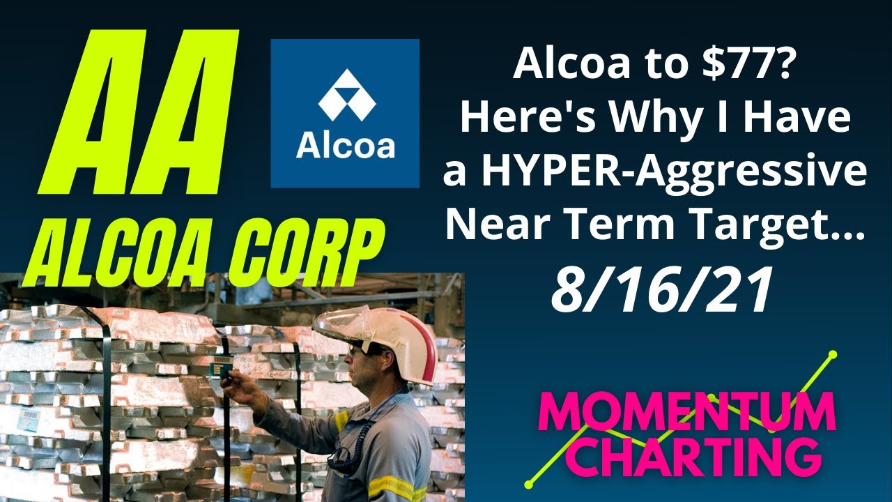 AA ( Alcoa Corp ) Stock - 8/16/21 - My HYPER-Bullish $77 Near Term ...