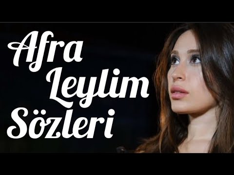 Afra - Leylim Sözleri 