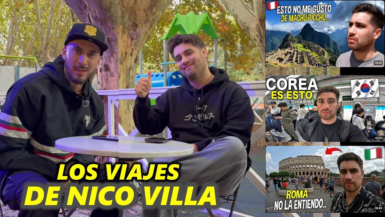 Nico VILLA. La FASCINANTE vida viajera de un Argentino Youtuber, es ...