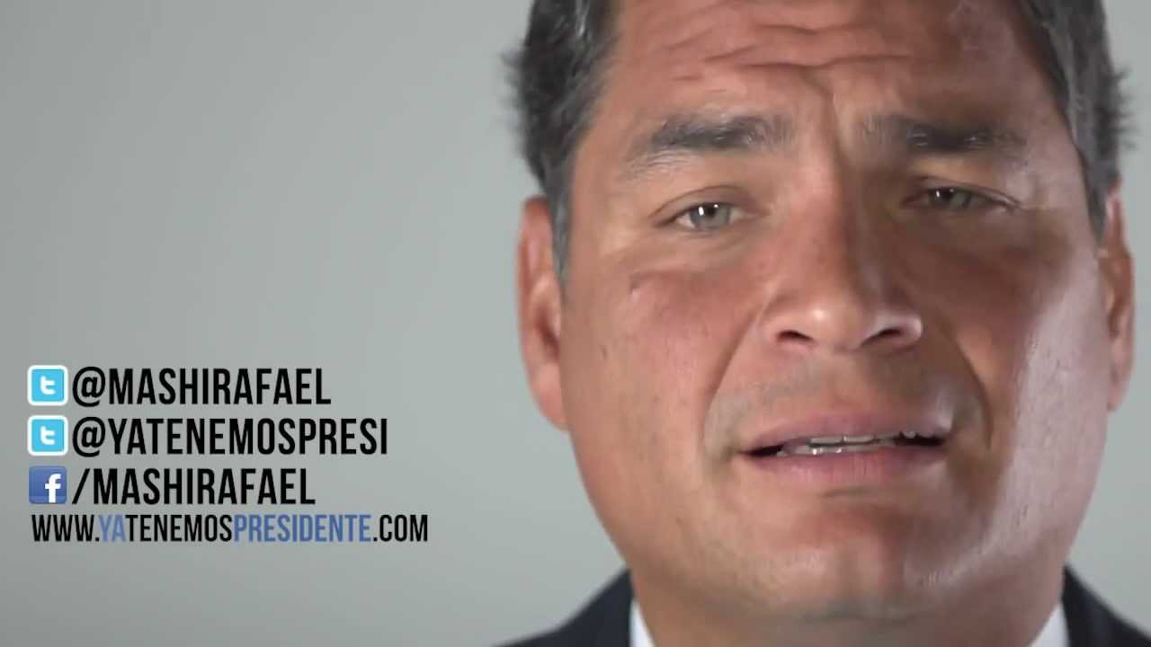 Mensaje de Rafael Correa a sus seguidores en las Redes Sociales - YouTube