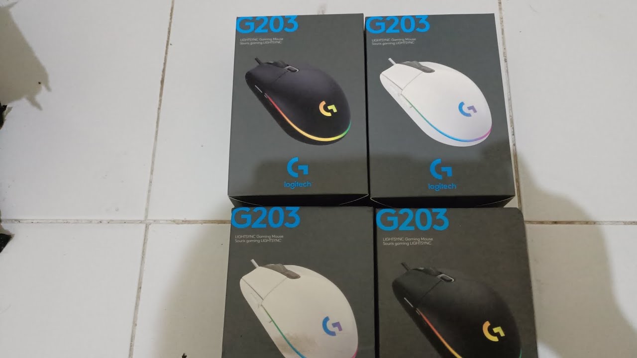 Unboxing Mouse Gaming Logitech G203 pengganti G102 garansi 2 tahun ...