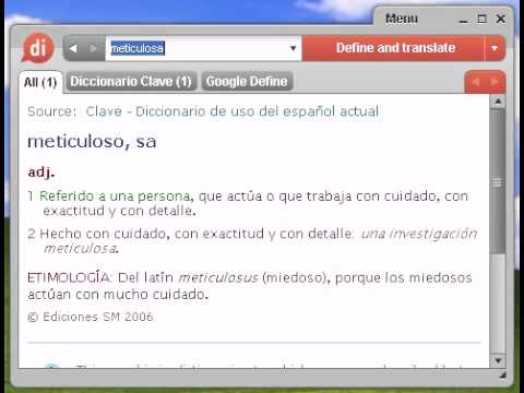 Definición de meticulosa - YouTube