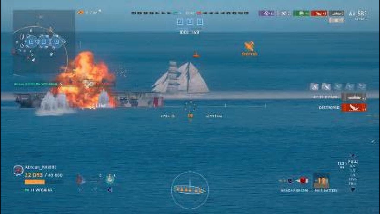 How to perform a Citadel Hit | World of warships Legends | 4K HDR 60 ...