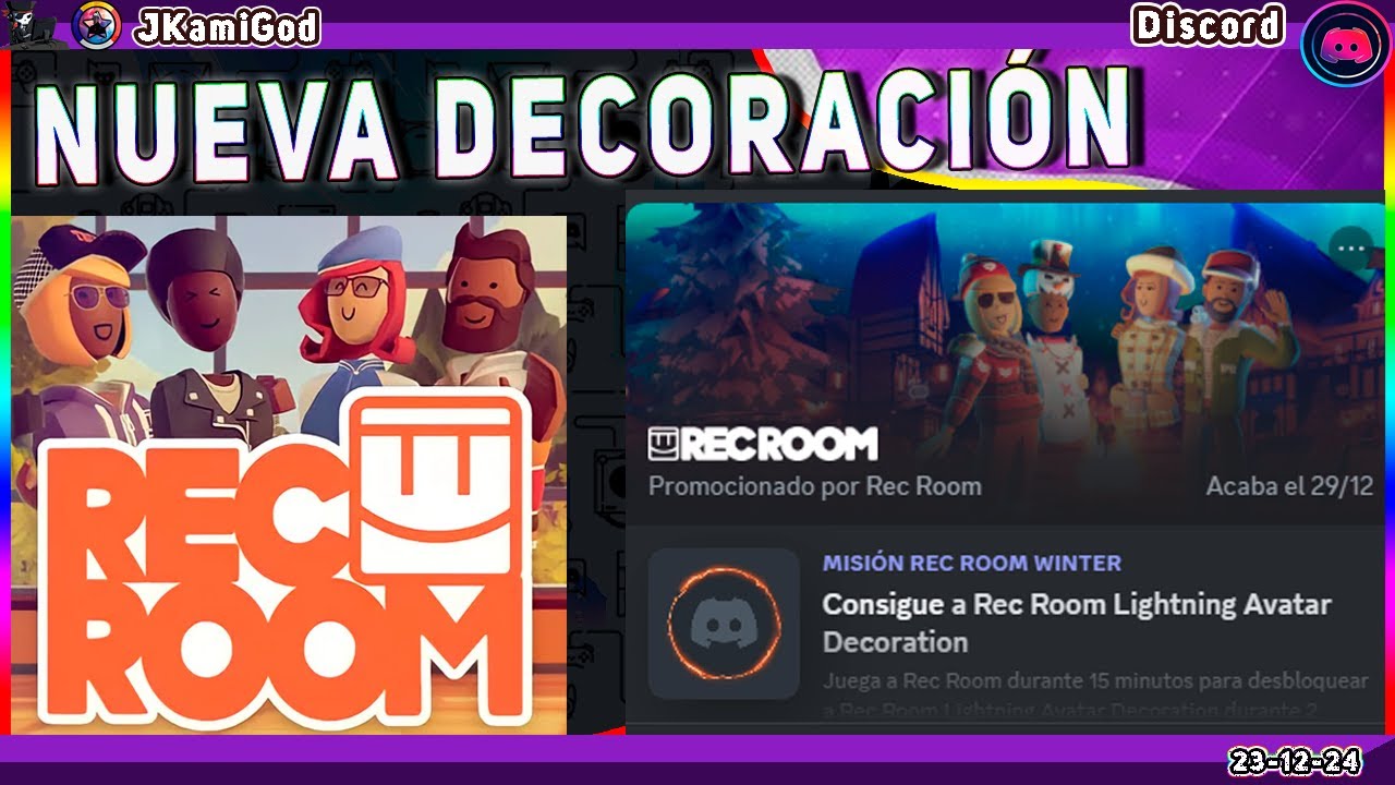 🟣Decoración Gratis - Rec Room Lightning Avatar💠 Discord 📡 JKamiGod ...