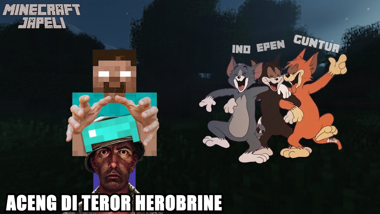 Keliling Gajelas Malah Ada Serangan Herobrine?!😨 -Japeli Minecraft ...